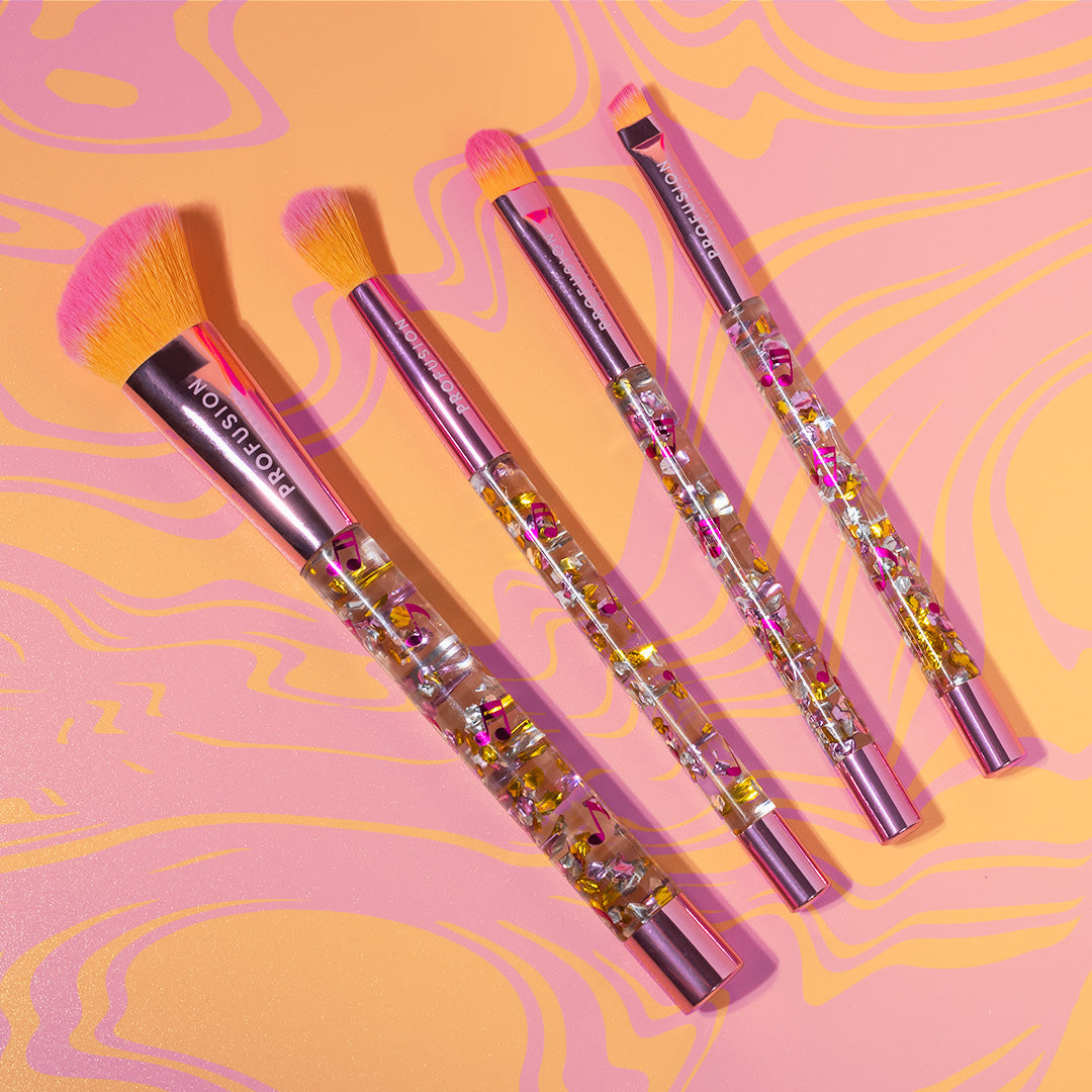 PROFUSION It's a Vibe | Feel the Beat 4-pc Face & Eye Brush Set – VIAI ...