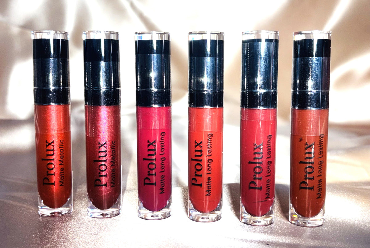 PROLUX Ruby Radiance Metallic Matte Red Lipsticks – VIAI BEAUTY